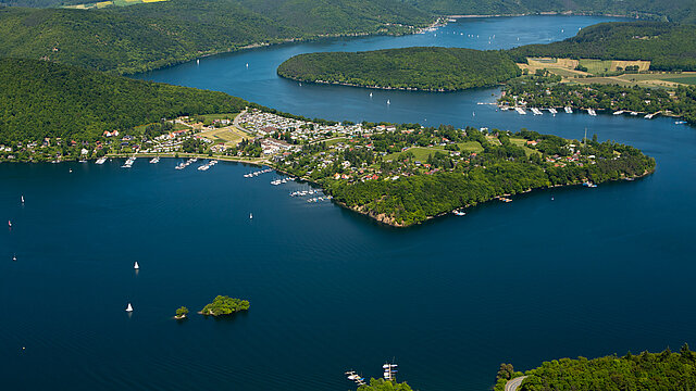 Radtouren: Edersee-Radrundweg in Hessen